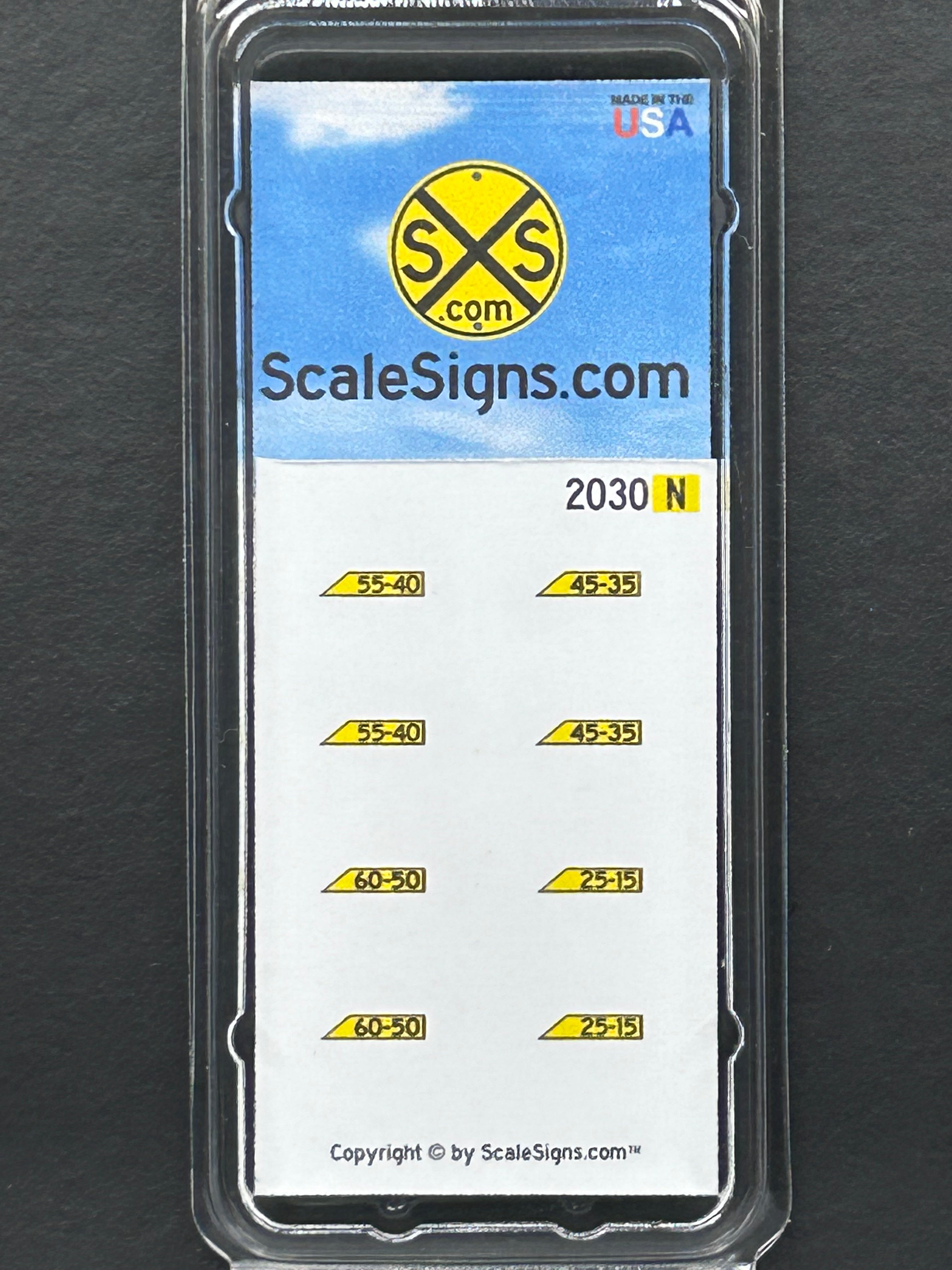 Scale Detailed Model Street and Railroad Signs in 1:160 N Scale ...