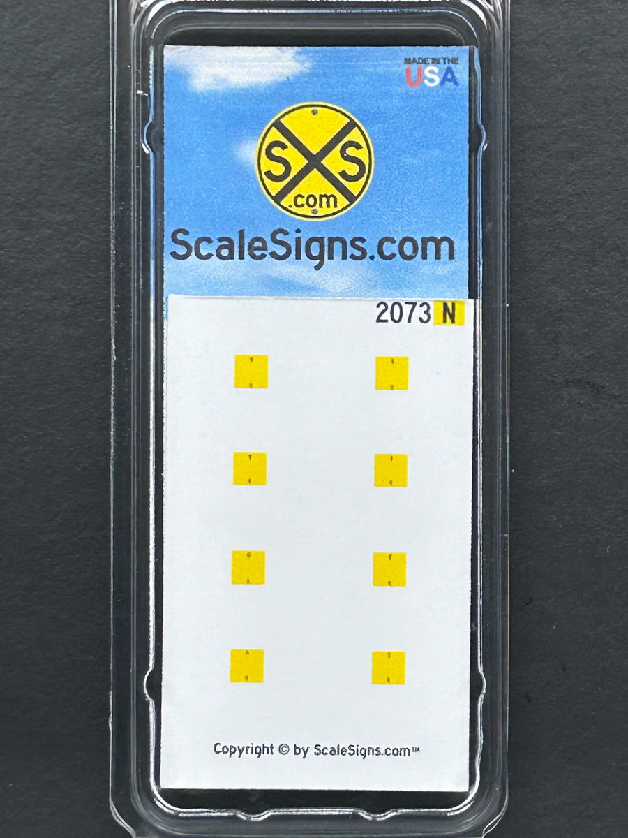 1:160 N Scale Railroad Signs| ScaleSigns.com