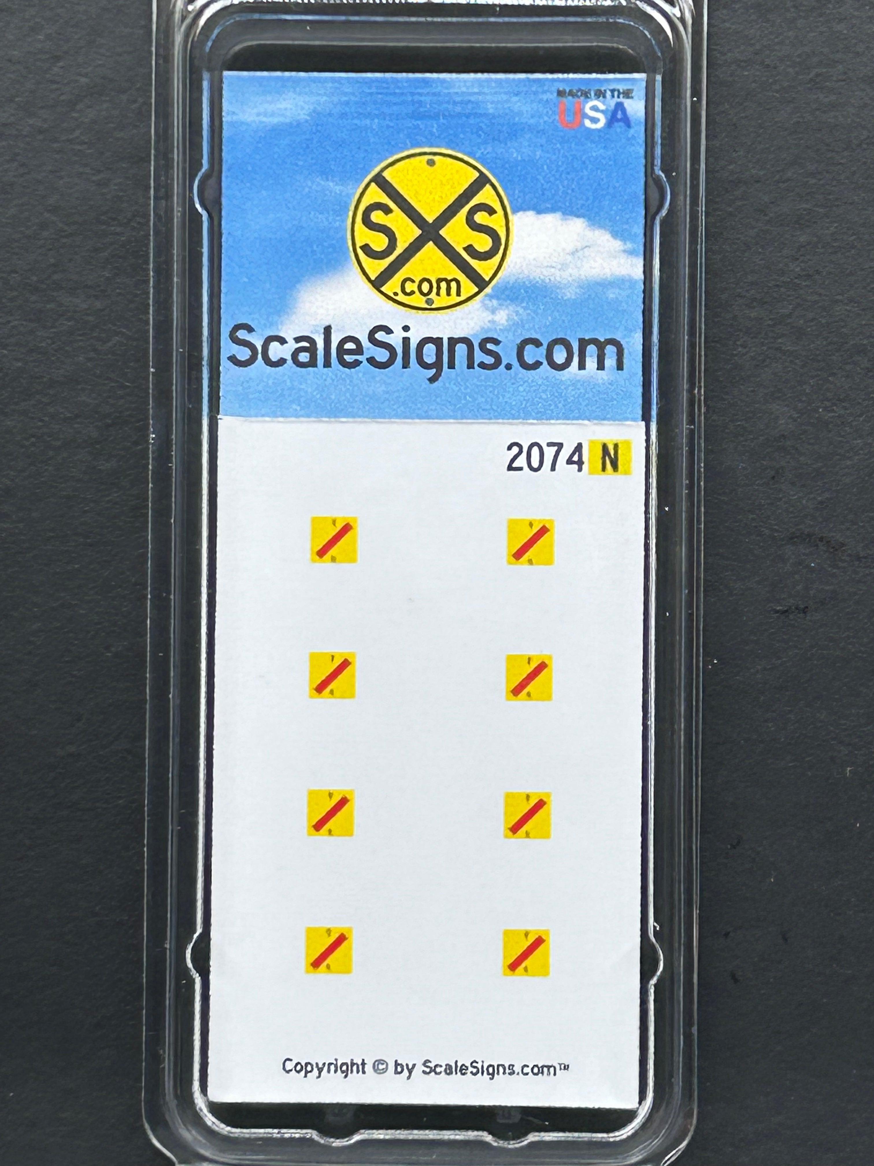 Scale Detailed Model Street and Railroad Signs in 1:160 N Scale ...