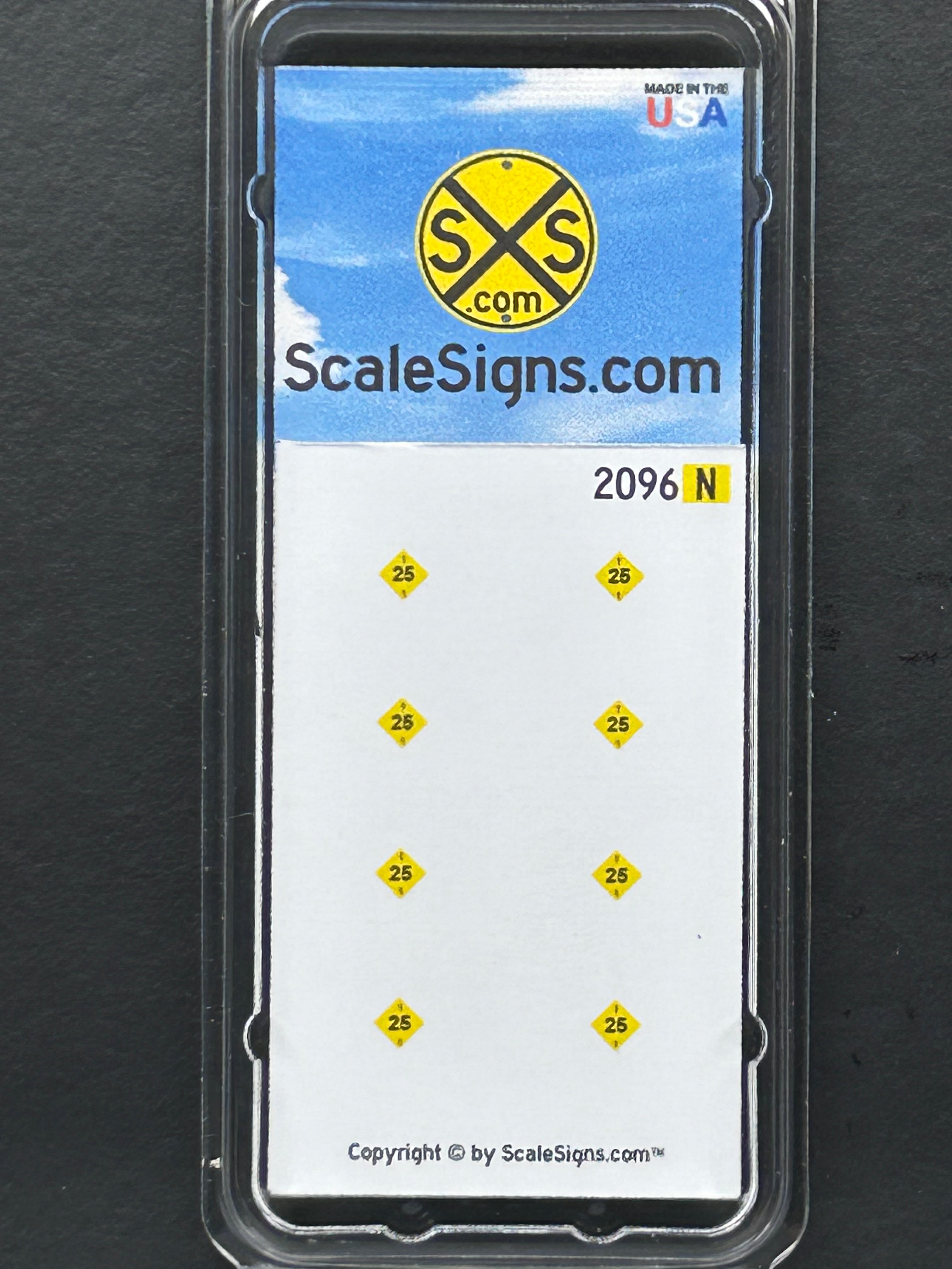 1:160 N Scale Railroad Signs – ScaleSigns.com