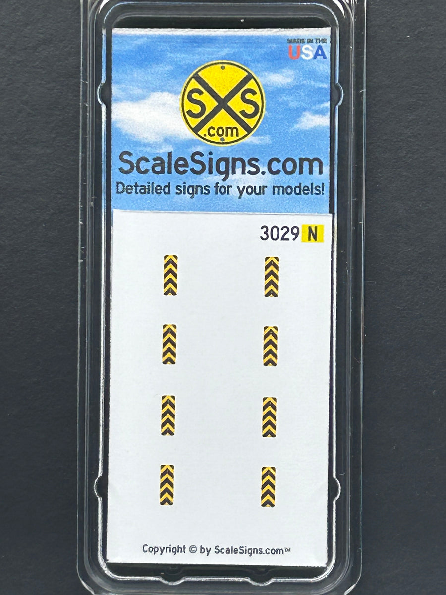 1:160 N Scale General Warning Signs| ScaleSigns.com