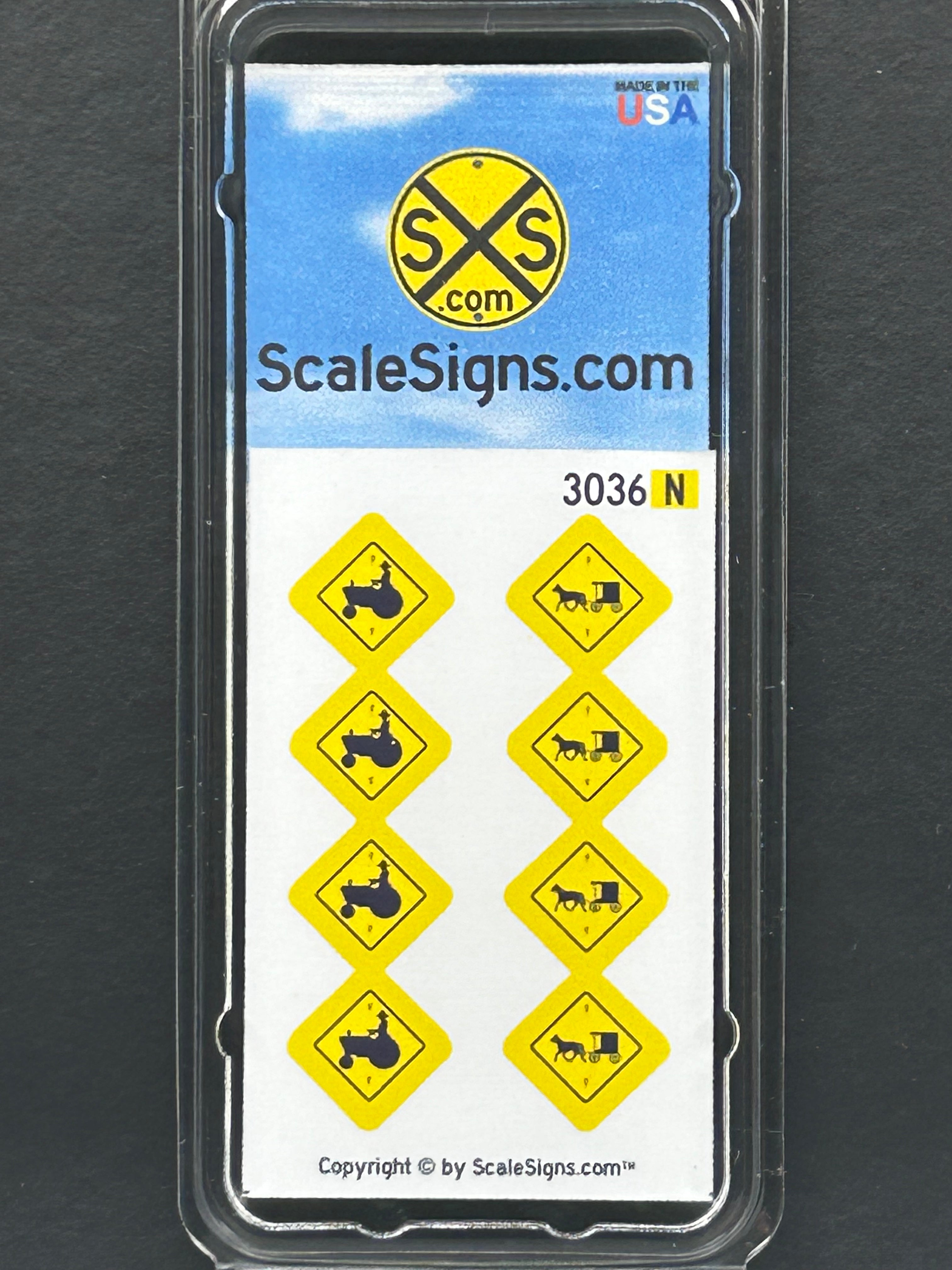 Scale Detailed Model Street and Railroad Signs in 1:160 N Scale ...
