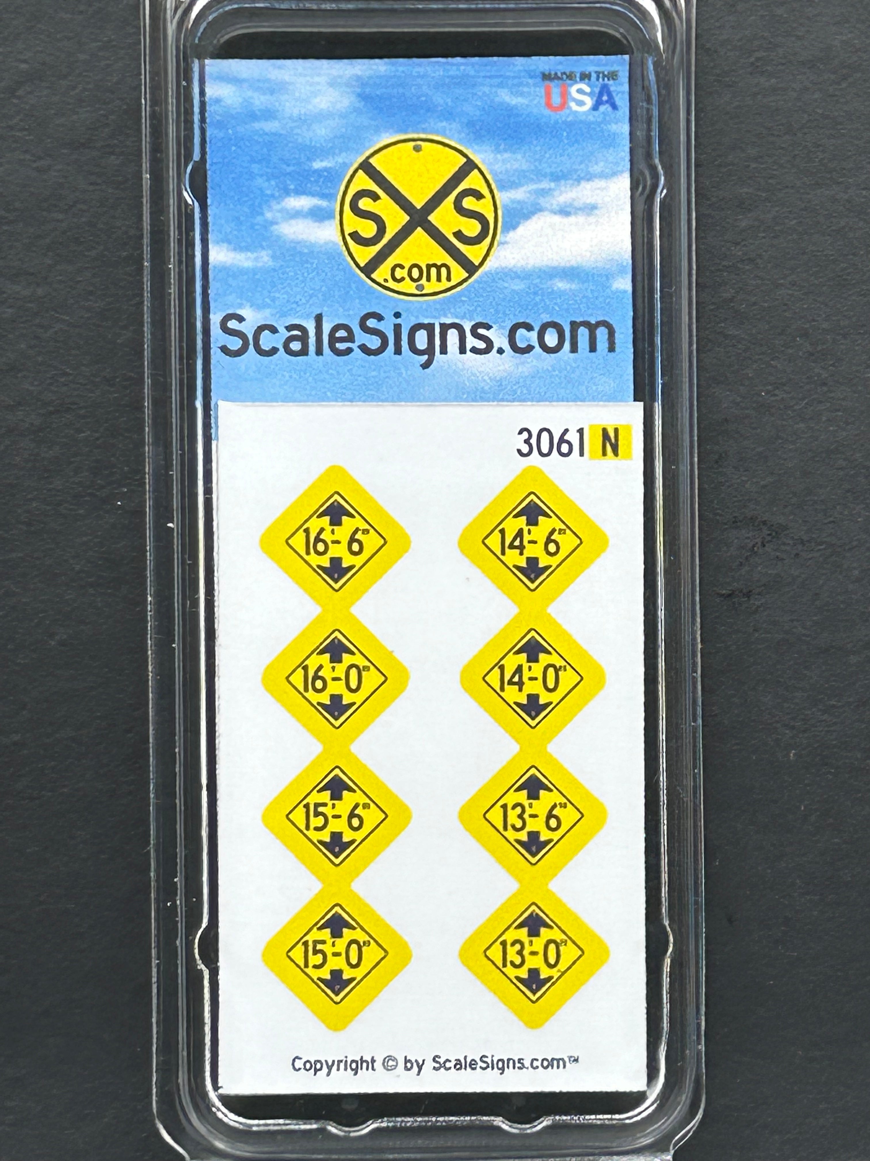 Scale Detailed Model Street and Railroad Signs in 1:160 N Scale ...