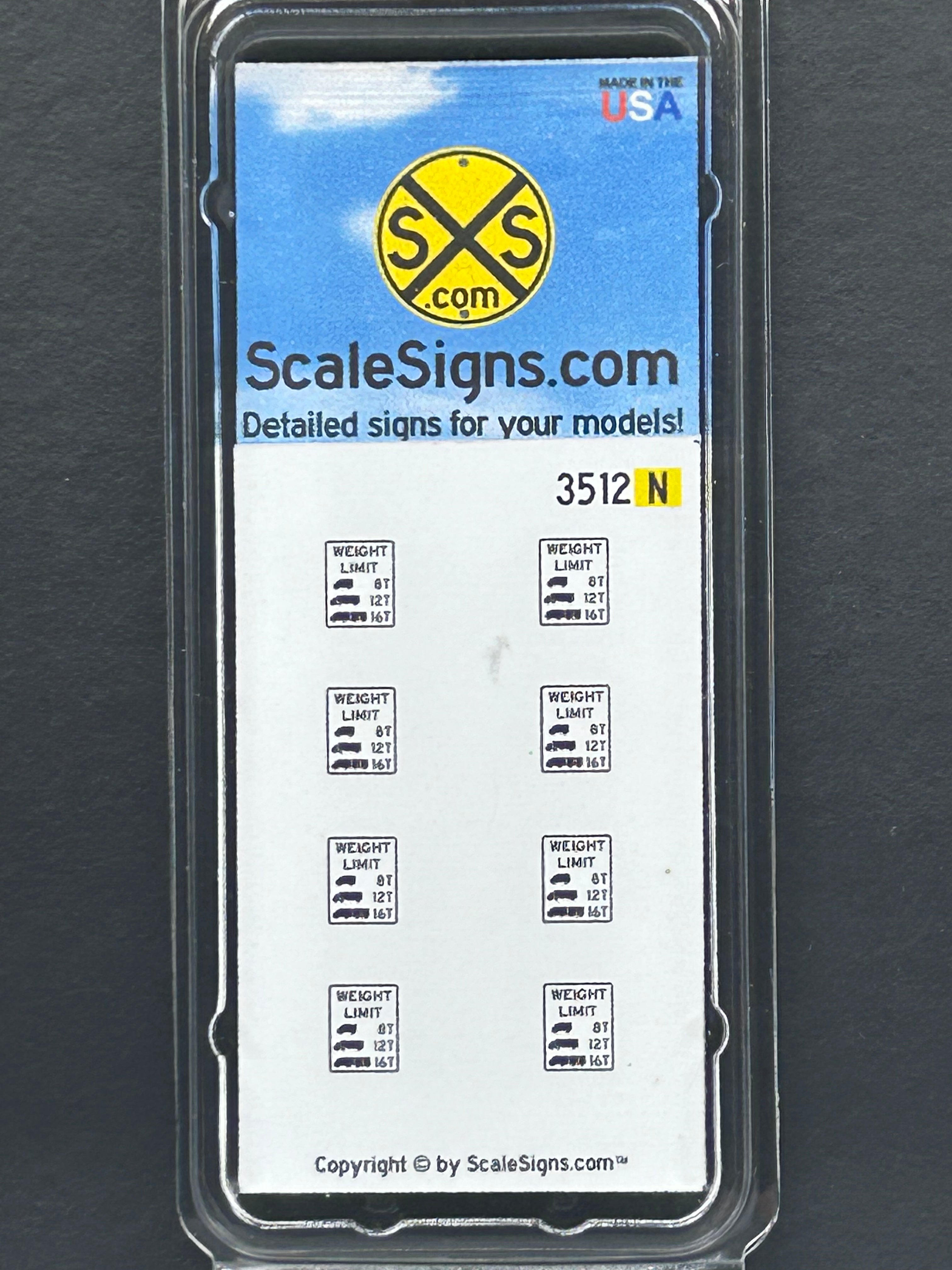 Scale Detailed Model Street and Railroad Signs in 1:160 N Scale ...