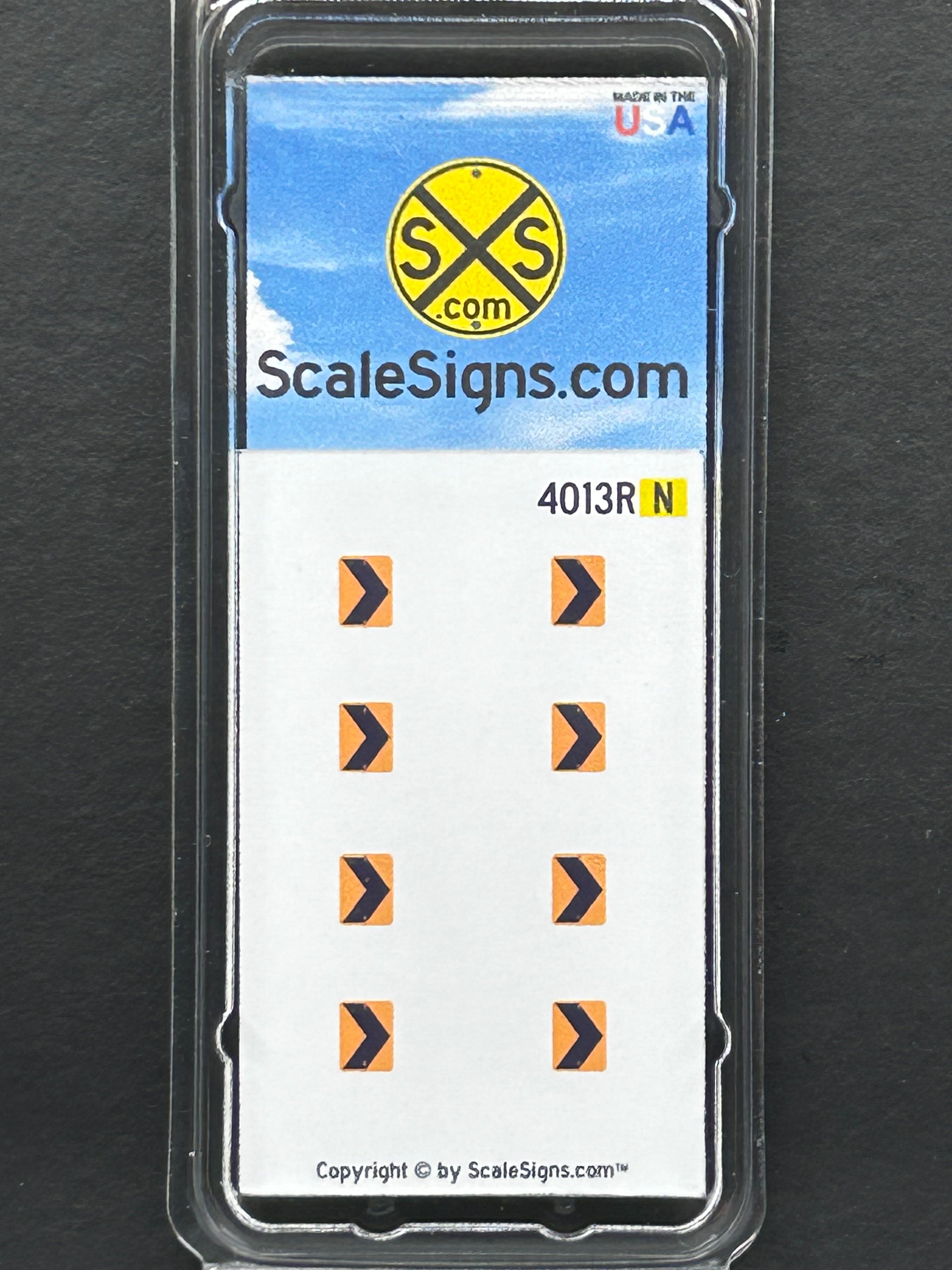 1:160 N Scale Construction Signs – ScaleSigns.com