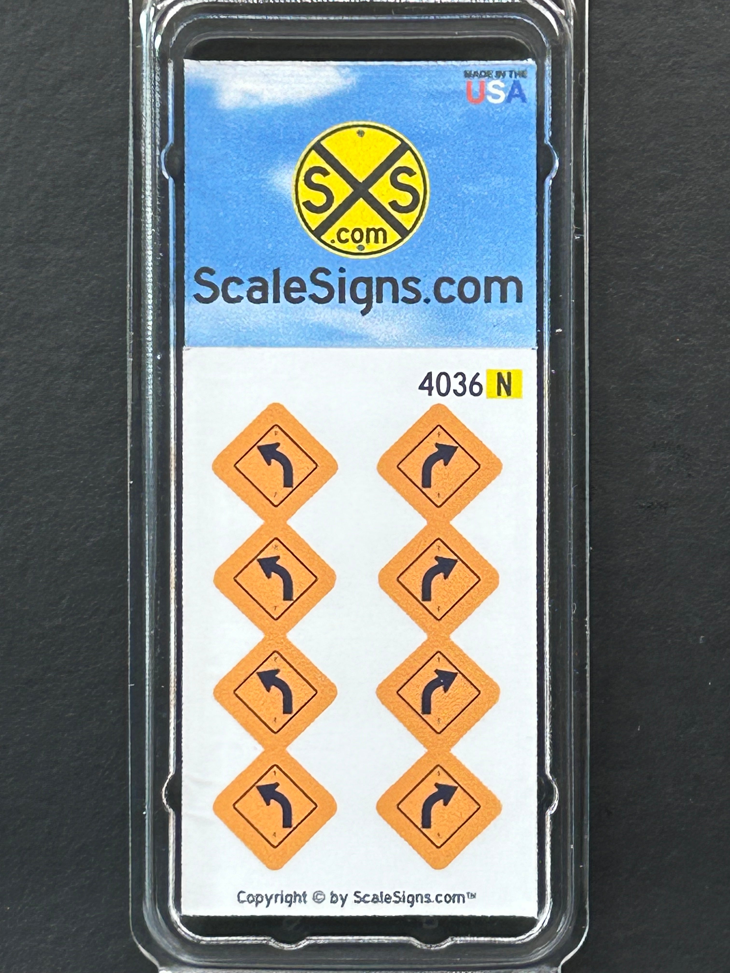 Scale Detailed Model Street and Railroad Signs in 1:160 N Scale ...