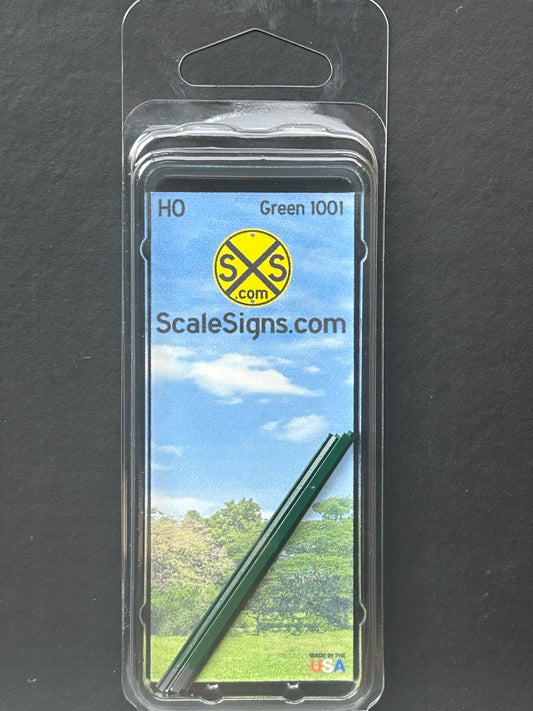 Detailed Model Street and Railroad Signs in 1:87 HO Scale – ScaleSigns.com