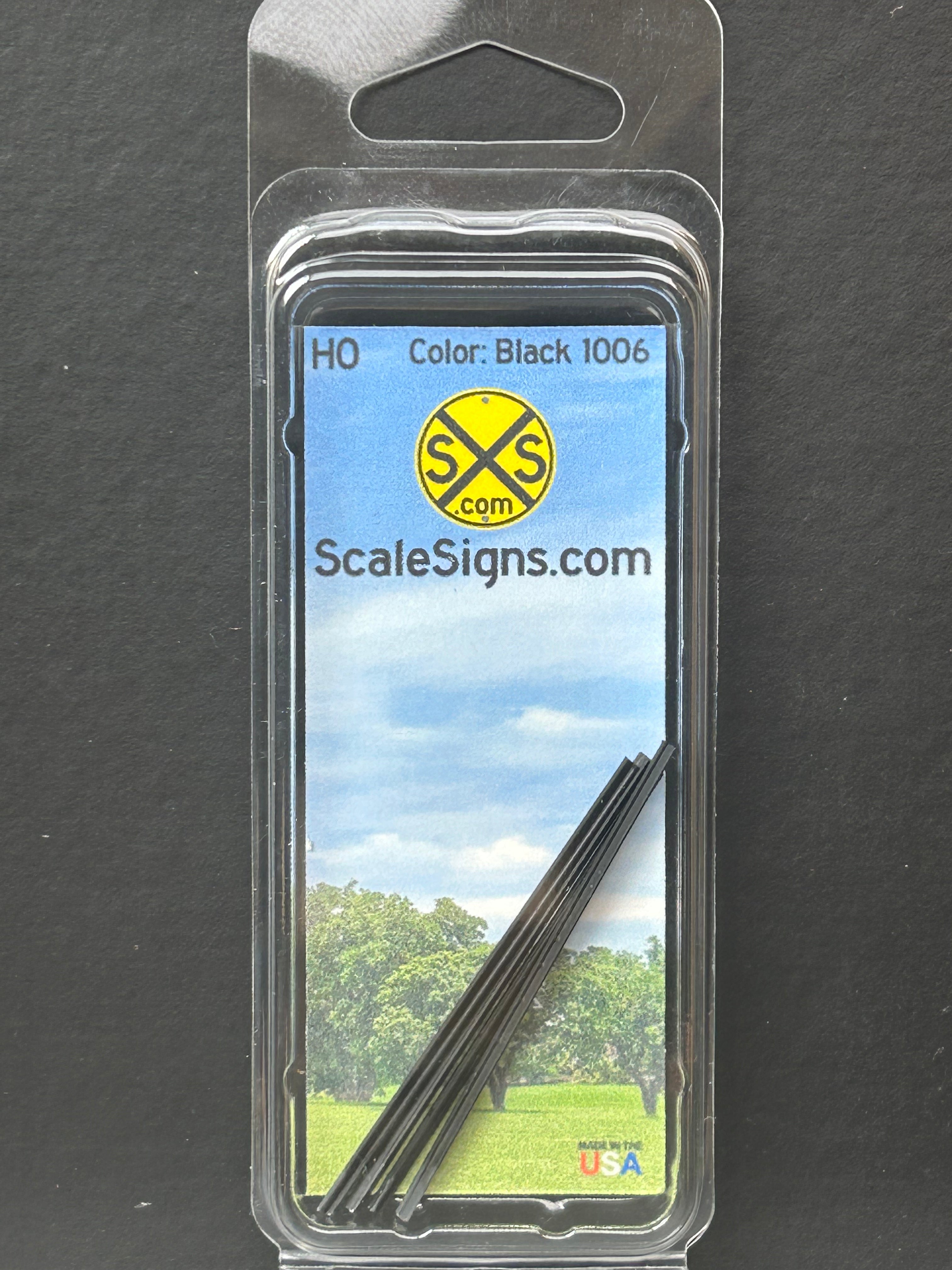 Scale Detailed Model Street and Railroad Signs in 1:87 HO Scale ...