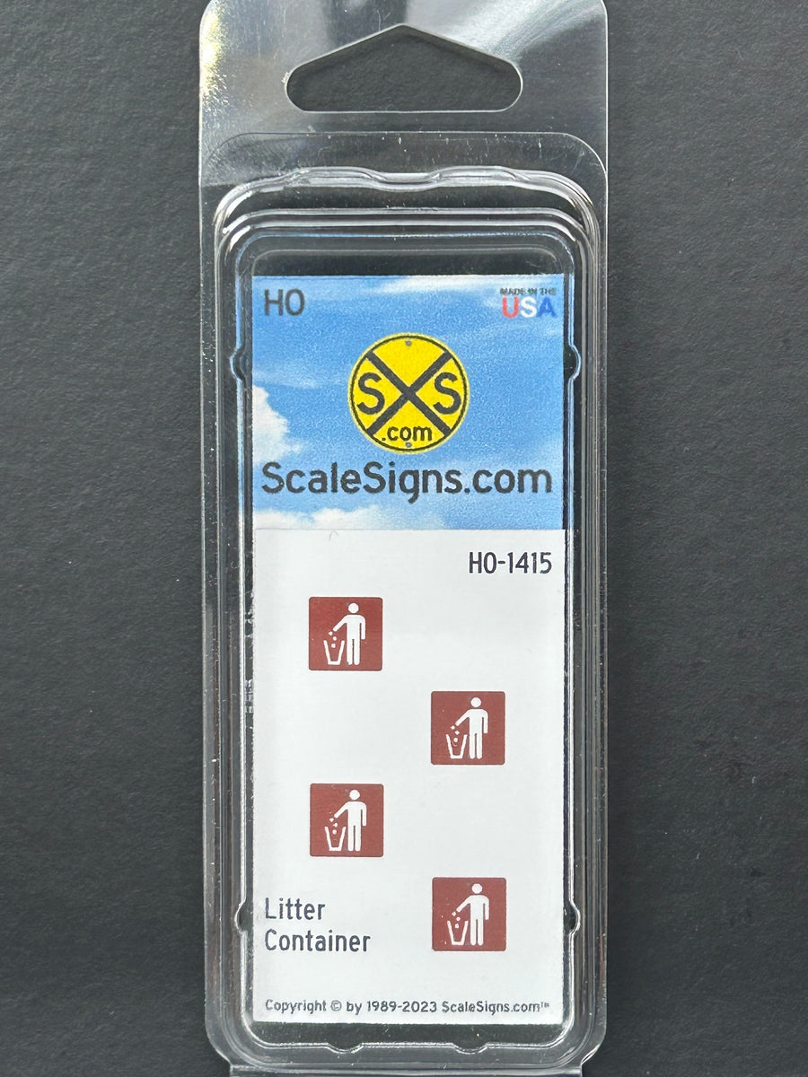 1:87 HO Scale signs.| ScaleSigns.com