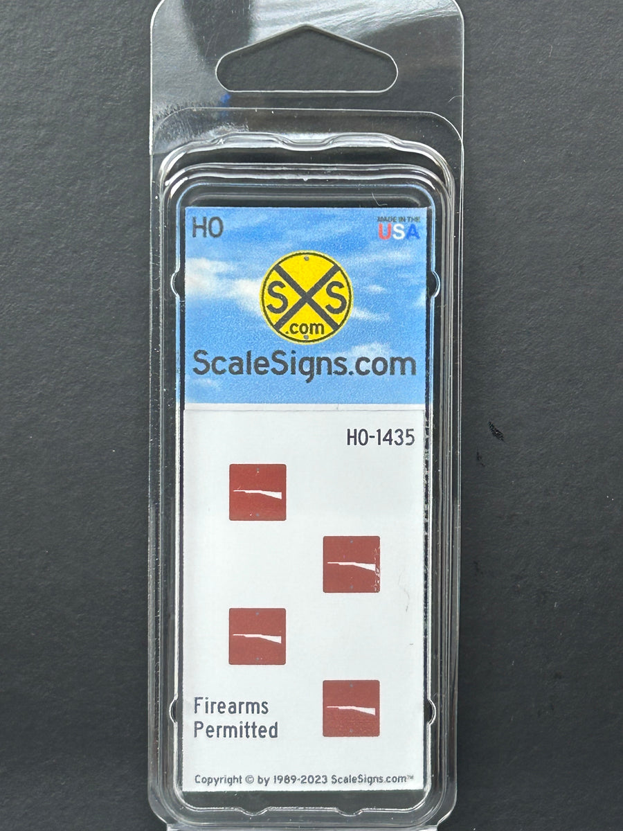 1:87 HO Scale signs.| ScaleSigns.com