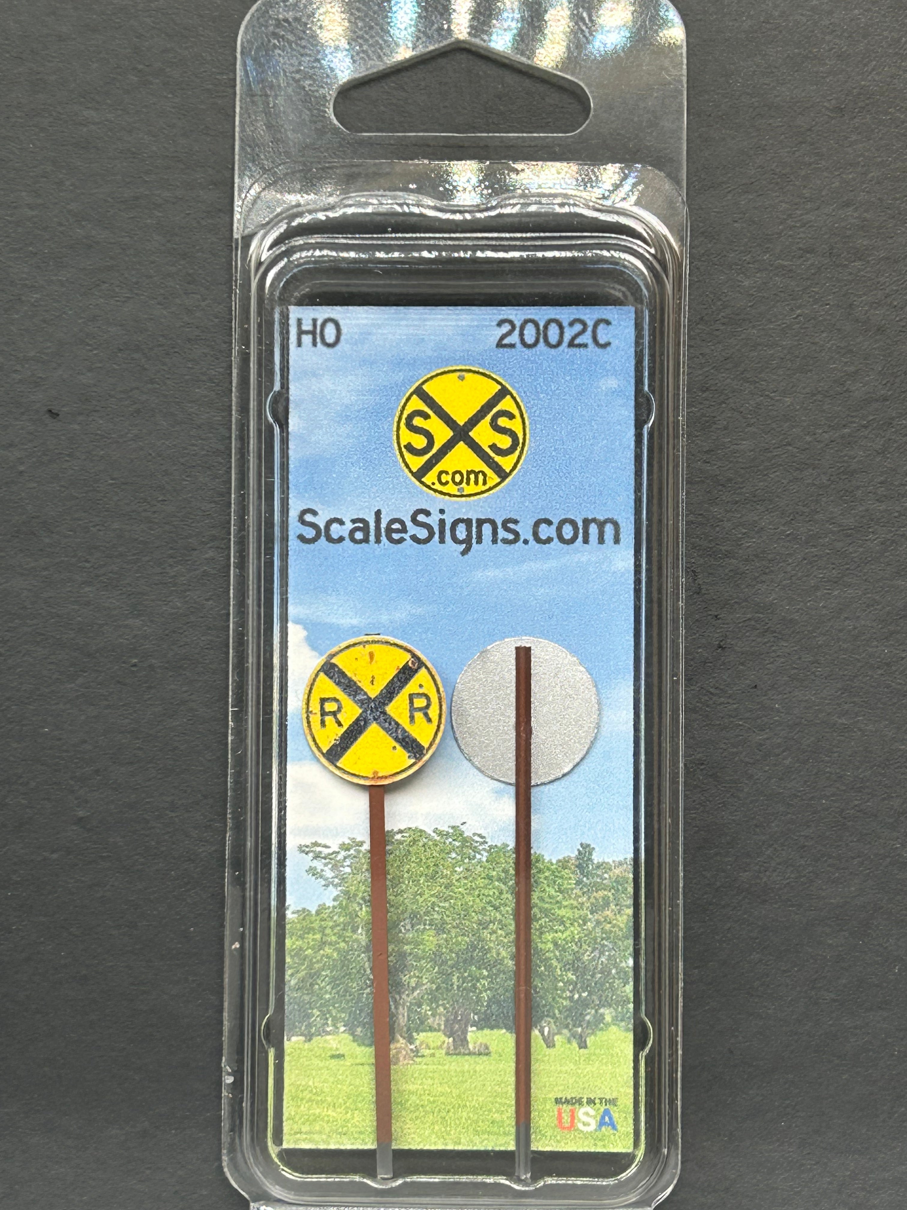 Scale Detailed Model Street and Railroad Signs in 1:87 HO – ScaleSigns.com