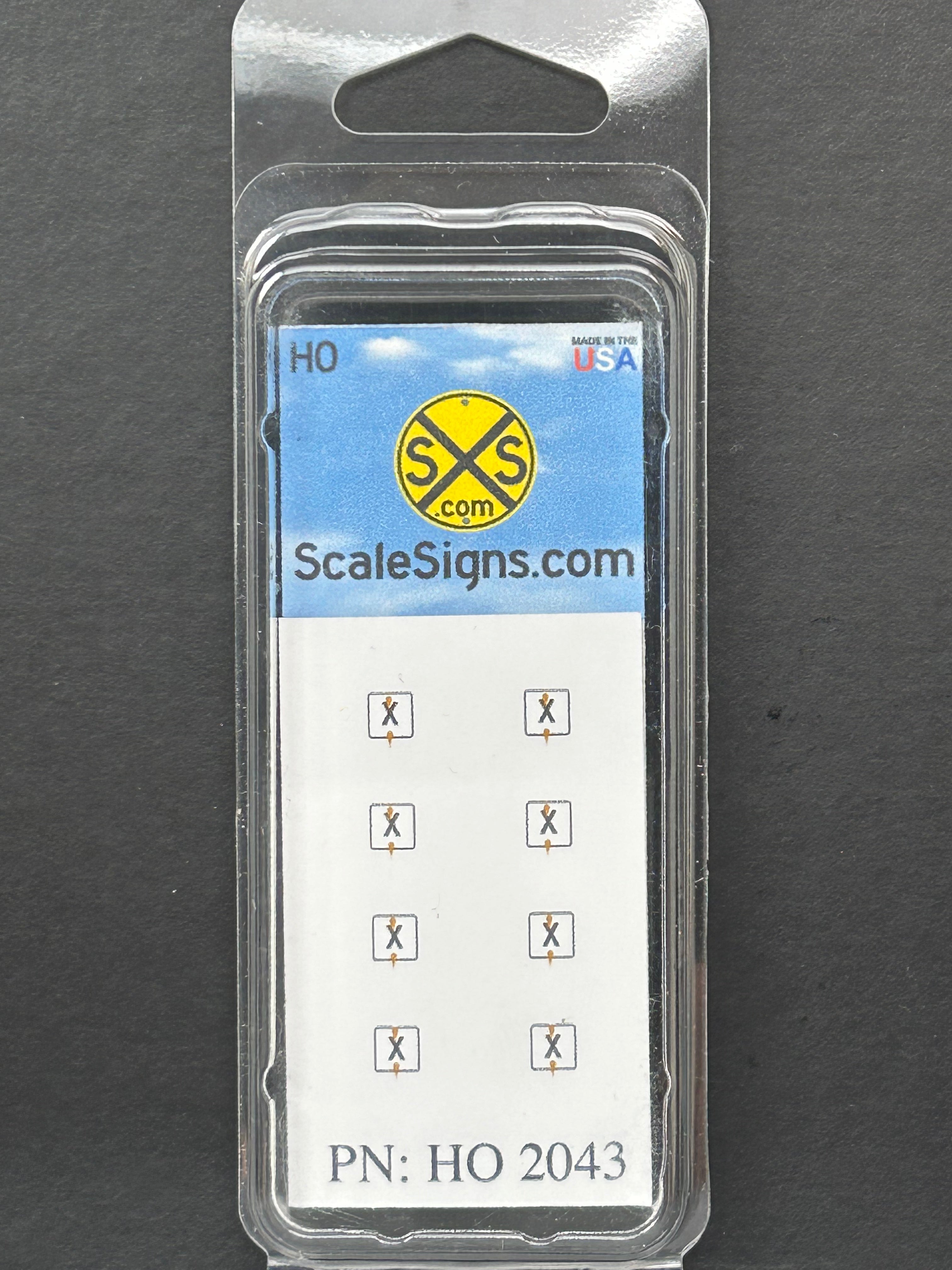 Scale Detailed Model Street and Railroad Signs in 1:87 HO Scale ...