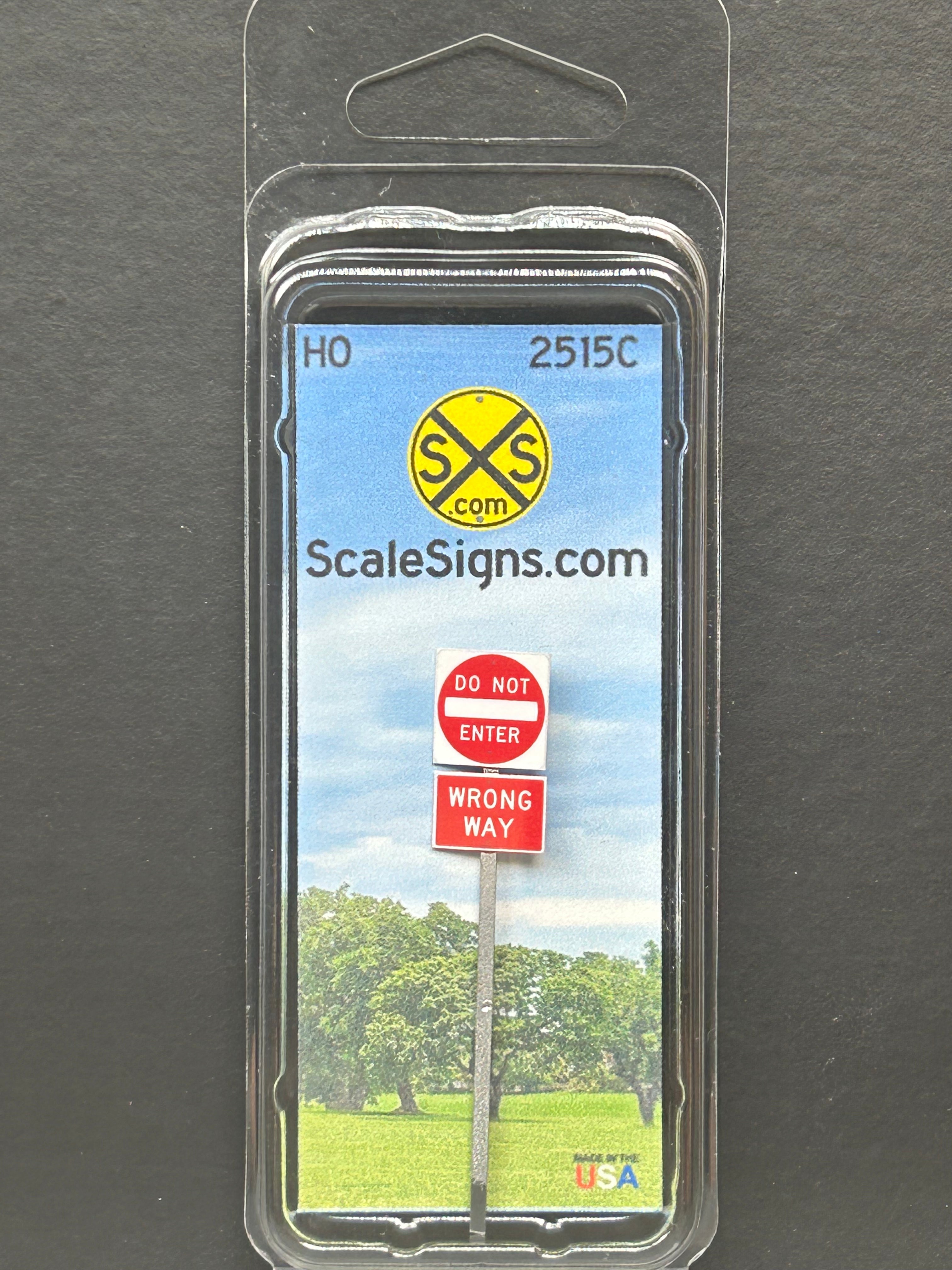 Scale Detailed Model Street and Railroad Signs in 1:87 HO – ScaleSigns.com