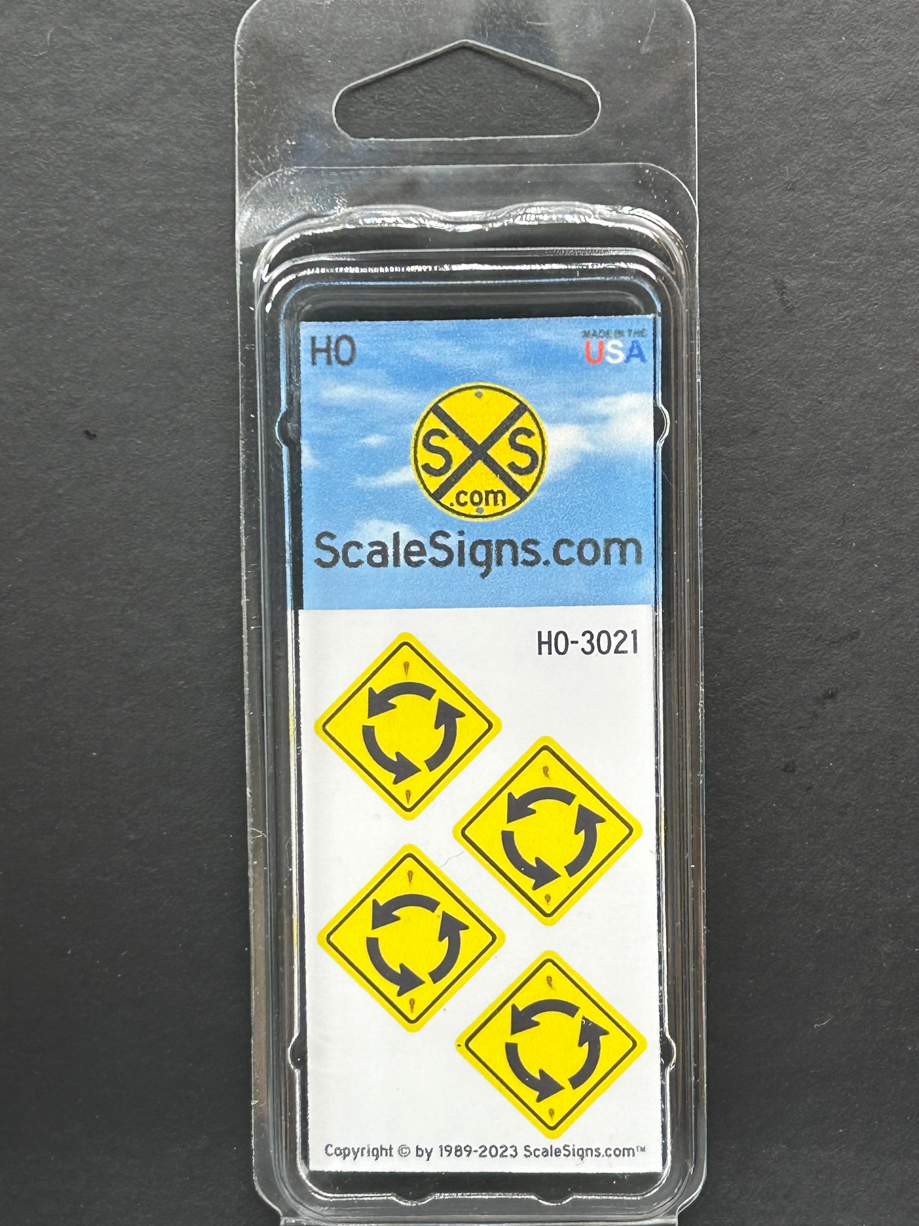 1:87 HO Scale model signs. – ScaleSigns.com
