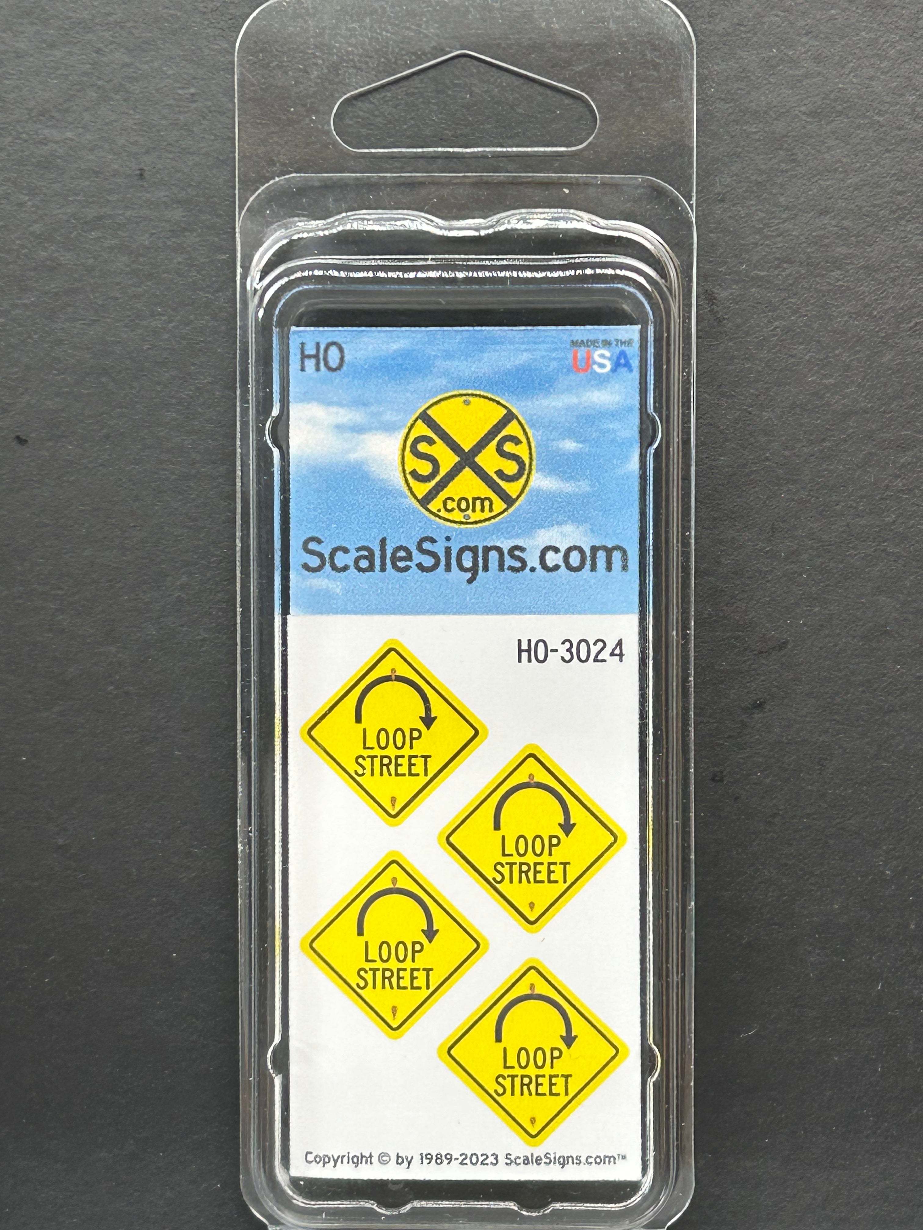 1:87 HO Scale model signs. – ScaleSigns.com