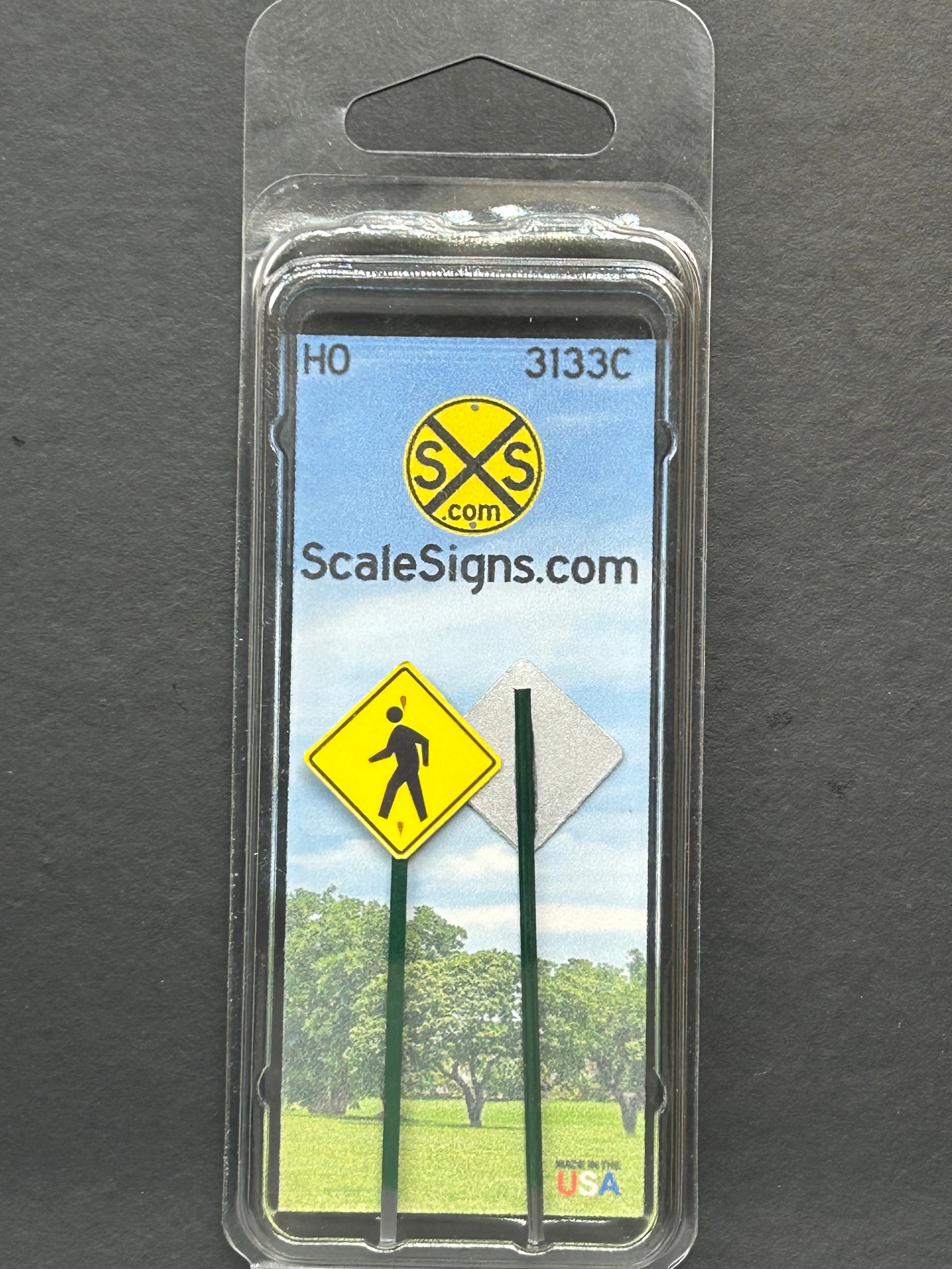 Scale Detailed Model Street and Railroad Signs in 1:87 HO – ScaleSigns.com