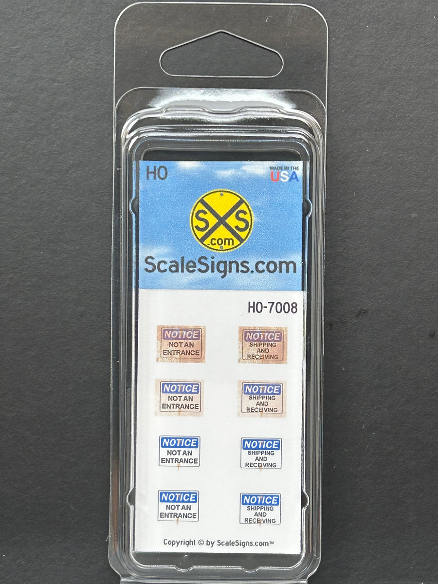 🟢 Not An Entrance + Shipping and Receiving| ScaleSigns.com