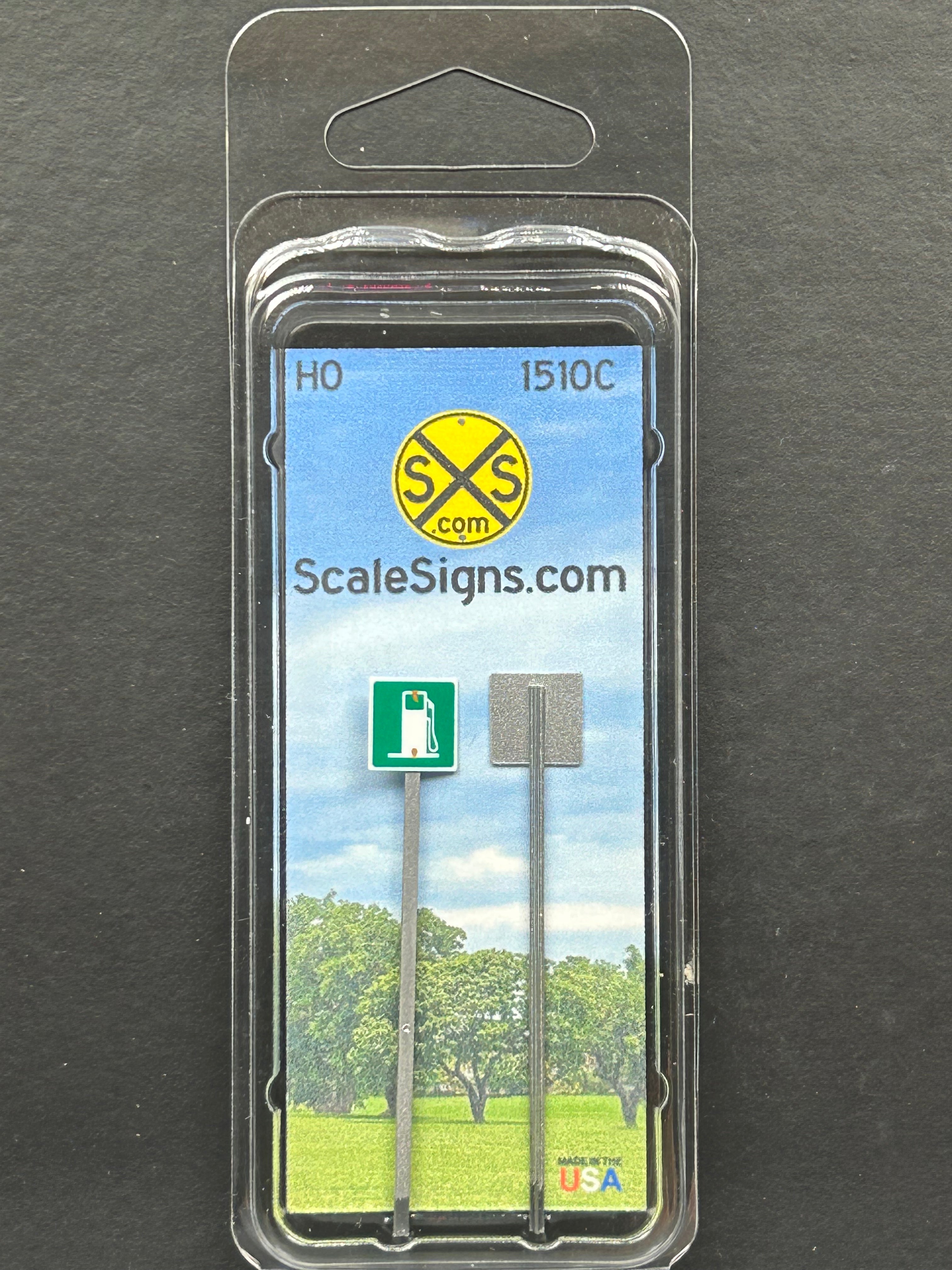 Scale Detailed Model Street and Railroad Signs in 1:87 HO – ScaleSigns.com