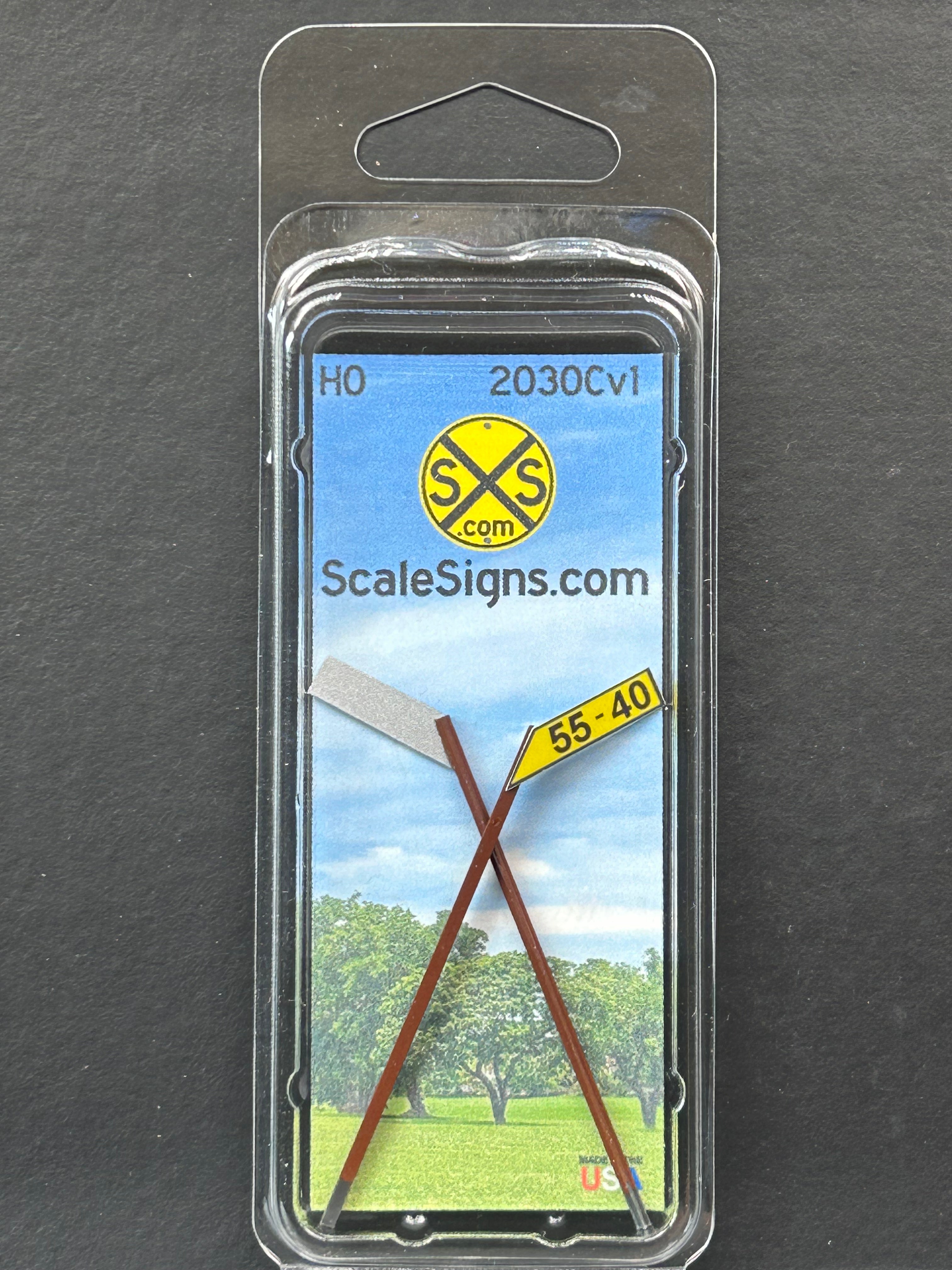 ⚫️Speed limit Slim 55-40 -C – ScaleSigns.com