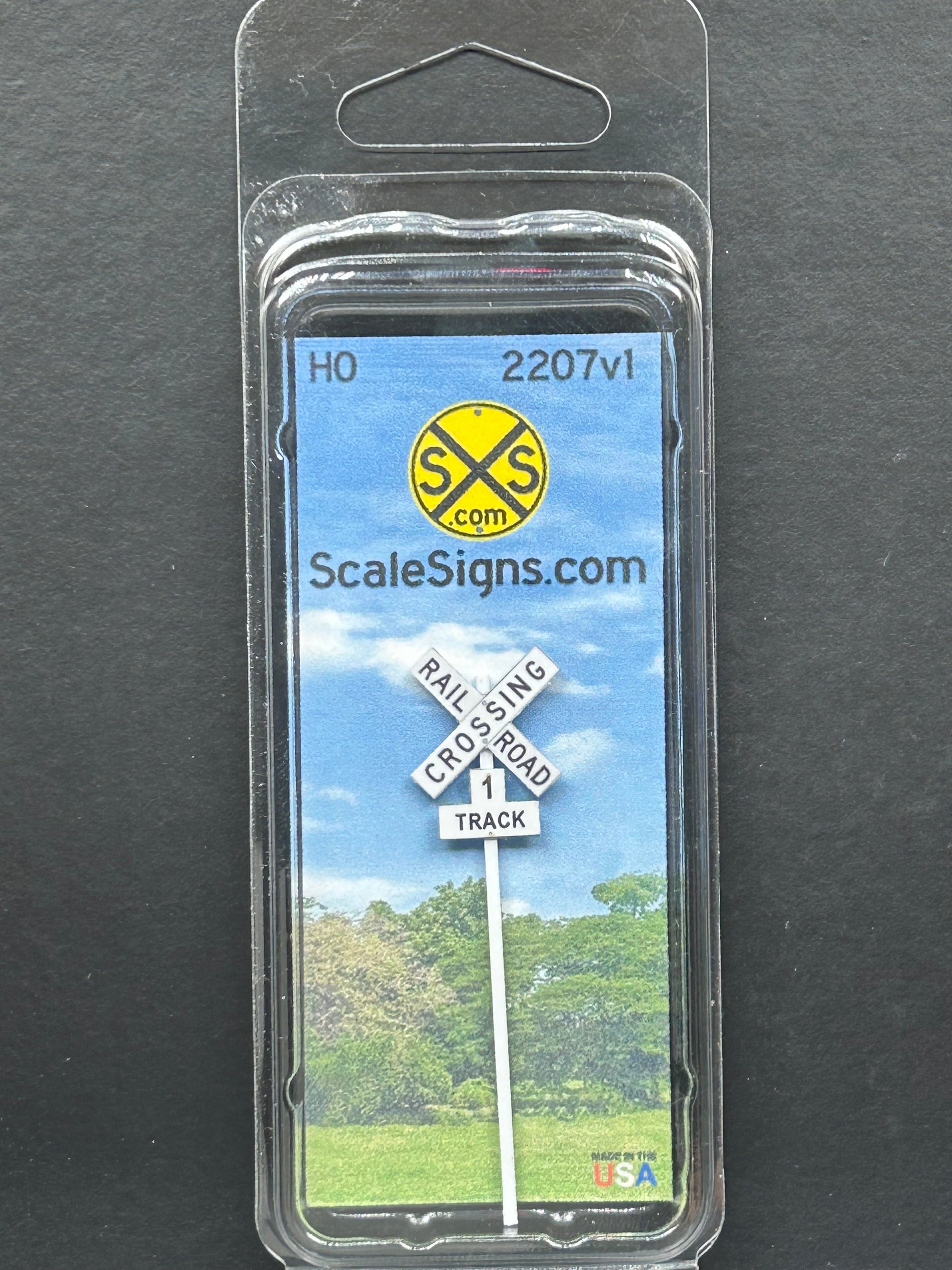 Scale Detailed Model Street and Railroad Signs in 1:87 HO| ScaleSigns.com