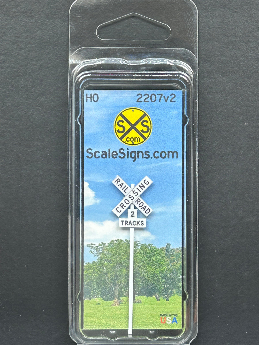 Scale Detailed Model Street and Railroad Signs in 1:87 HO| ScaleSigns.com