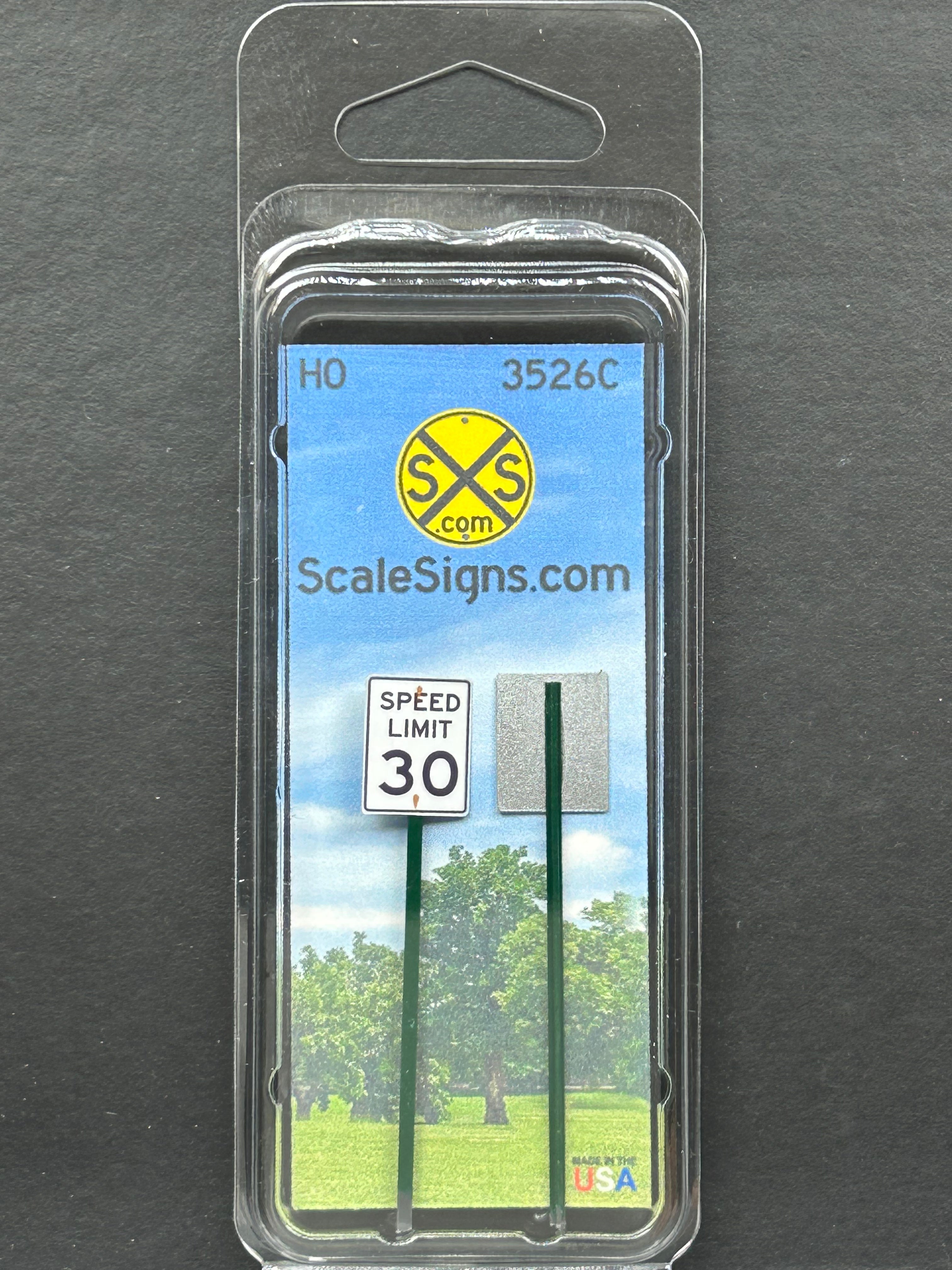 Scale Detailed Model Street and Railroad Signs in 1:87 HO Scale ...
