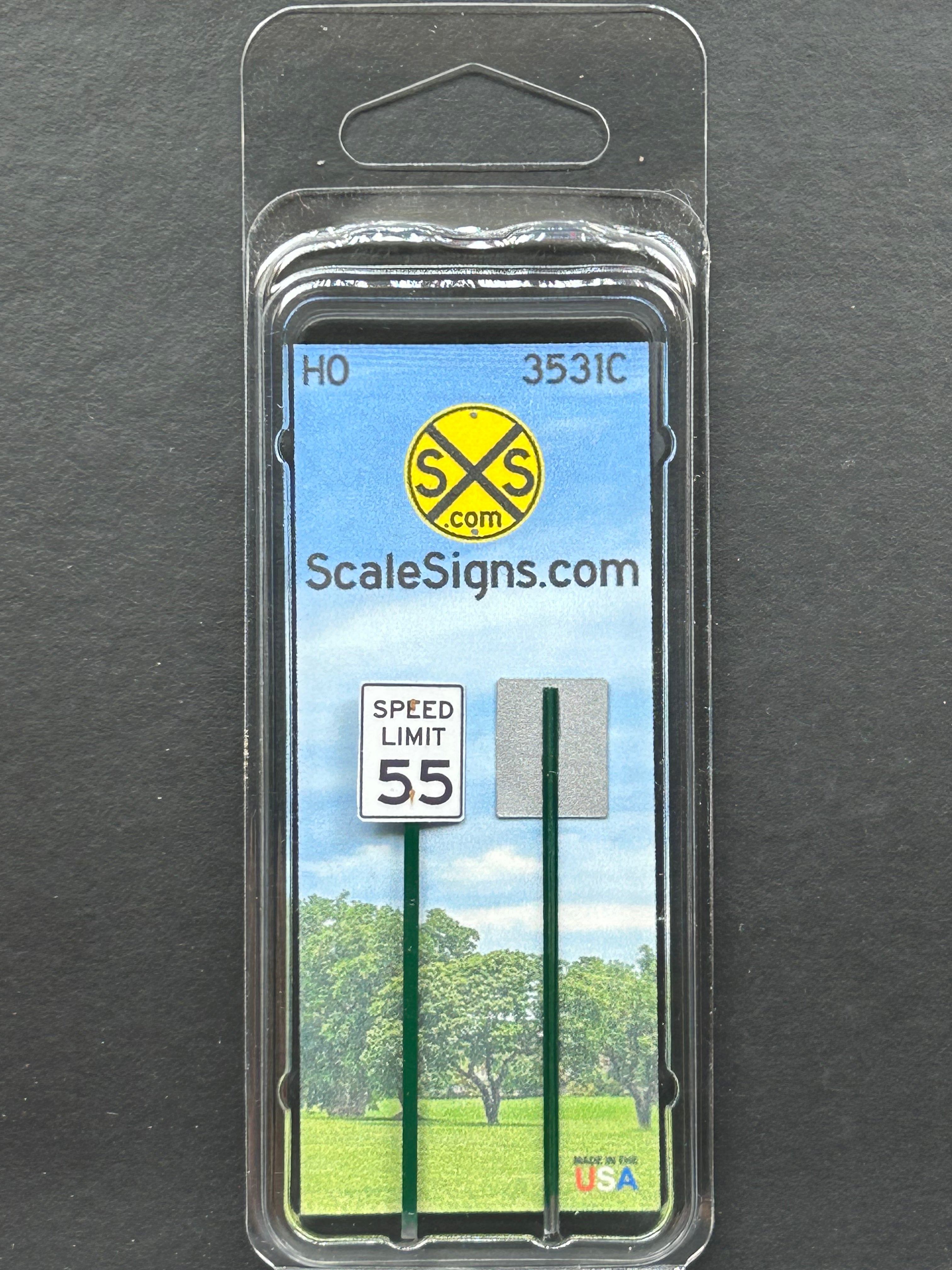 Scale Detailed Model Street and Railroad Signs in 1:87 HO Scale ...